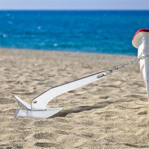 Ataucjin 22lbs Triangle Boat Anchor 316 Stainless Steel Delta Style Anchor Heavy Duty Wing