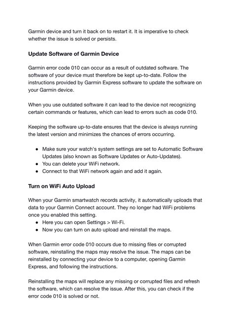 Ppt Garmin Error Code 010 Causes And Solutions Powerpoint Presentation Id 12158982