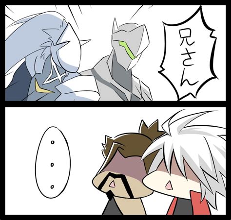 Genji Overwatch Hakumen Hanzo Overwatch Ragna The Bloodedge