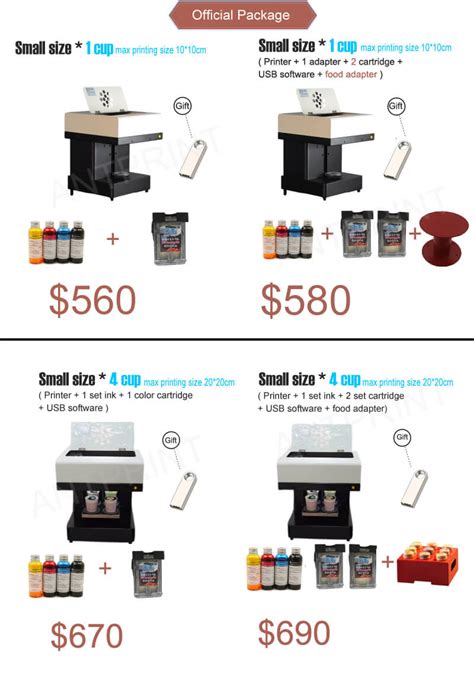New Diy Coffee Printer Machine For Sales Price Also For Cake
