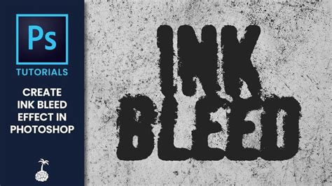 Create Ink Bleed Effect In Photoshop Youtube Photoshop Photoshop