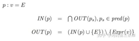 可用表达式分析（available Expression Analysis） 知乎