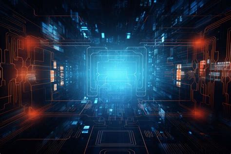 premium photo abstract technology background futuristic user