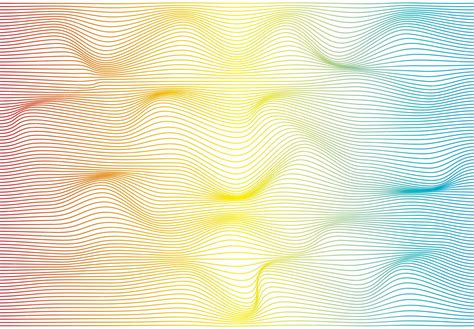 Premium Vector Colorful Line Wave Pattern Background Template