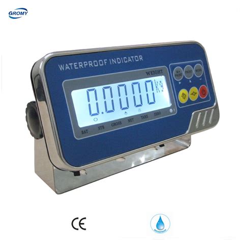 Digital LCD Display Weighing Indicator IP Waterproof Stainless Steel Indicator Loader Weighing
