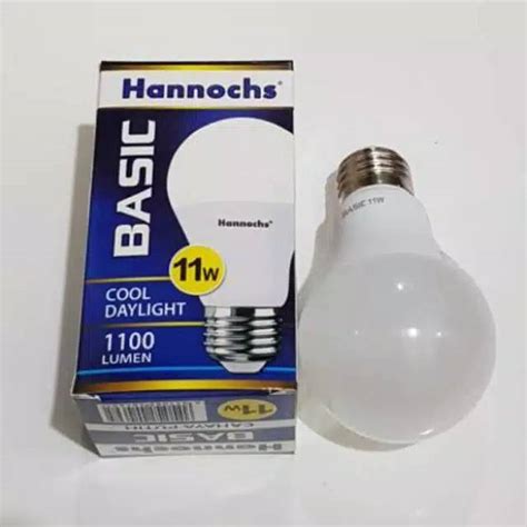 Jual Promo Lampu Led Hannochs Basic W Watt Garansi Tahun Cahaya Putih K Shopee
