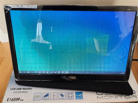 AOC E1659FWU Monitor LCD USB 3 0 15 6 Białystok Kup teraz na Allegro Lokalnie