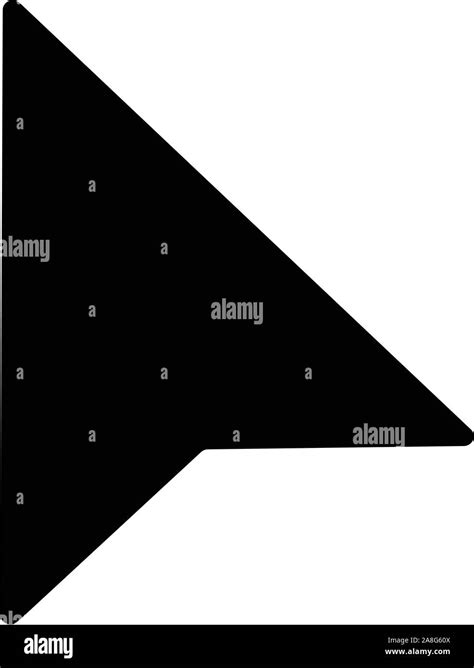 Mouse Pointer Icon On White Background Flat Style Mouse Pointer Icon For Your Web Site Design