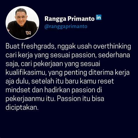 Ajimas Syaban On Linkedin Kerja Aja Dulu