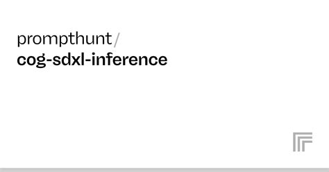 prompthunt cog sdxl inference run with an api on replicate