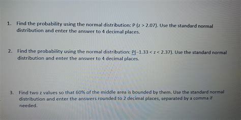 Solved Find The Probability Using The Normal Chegg