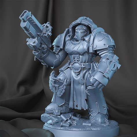 3d Printable Space Crusader 40mm Base By Creature Armory 3d Printable Space Crusader 40mm Base By Creature Armory