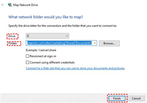 how to map sharepoint online as network drive in windows 11