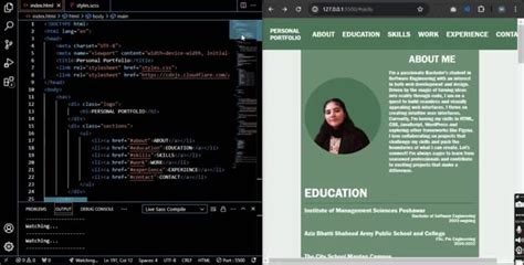 Mishgaan Jamal On Linkedin Webdevelopment Portfolio Html Css