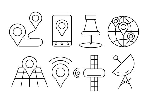 Free Linear Navigation Icons Vector Art At Vecteezy