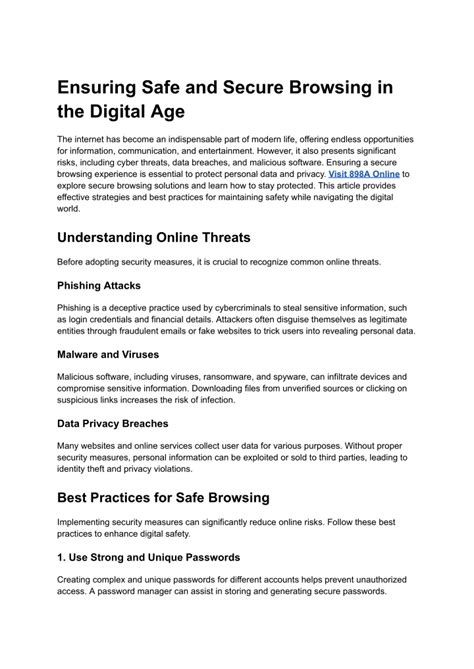 Ppt Ensuring Safe And Secure Browsing In The Digital Age Powerpoint Presentation Id 14069426