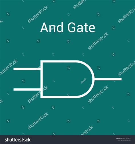 Gate Symbol Electronics Stock Vector Royalty Free 1957183312 Shutterstock