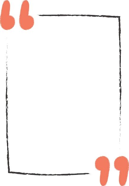 Premium Vector Rectangle Quote Frame