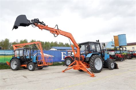 Погрузчик грейферный ЭП Ф 1БМ на трактор МТЗ