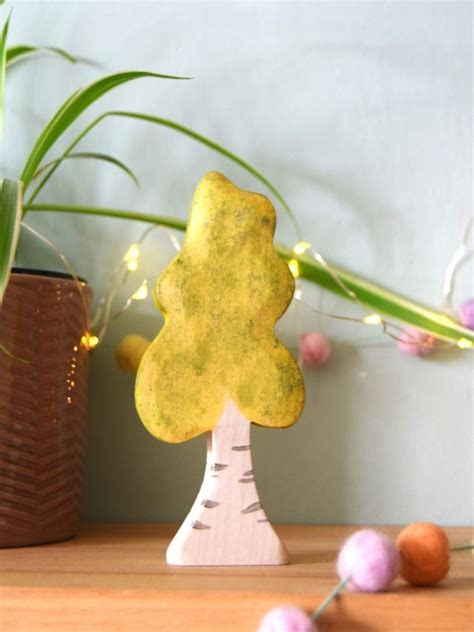 Eric And Albert Small Wooden Birch Tree Themulberrytreehouse