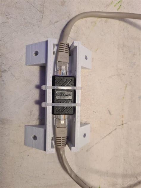 Free 3d File Ethernet Coupler Joint Holder・3d Printing Design To Download・cults