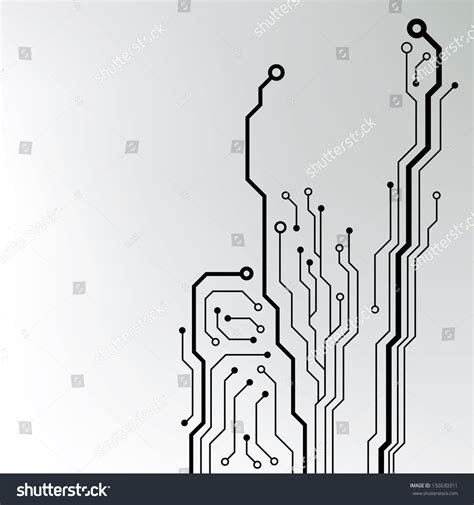 Circuit Board Pattern Abstract Technology Circuit Stock Vector Royalty Free 132630311