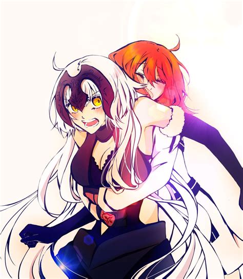 Jeanne Darc Alter Fujimaru Ritsuka And Fujimaru Ritsuka Fate And 1