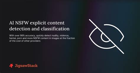 ai nsfw explicit content detection and classification jigsawstack