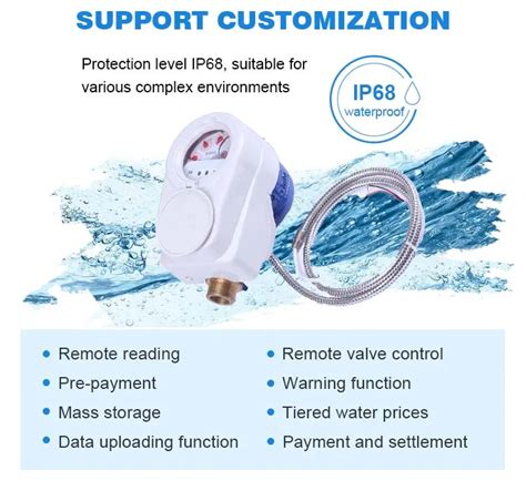 Customizable RS Inline Water Flow Meter Sensor With LoRa OEM Prepaid Water Meters Alibaba Com