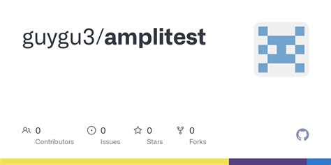 Github Guygu3amplitest
