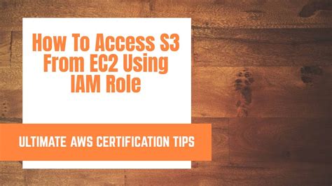 How To Access S From EC Using IAM Role YouTube