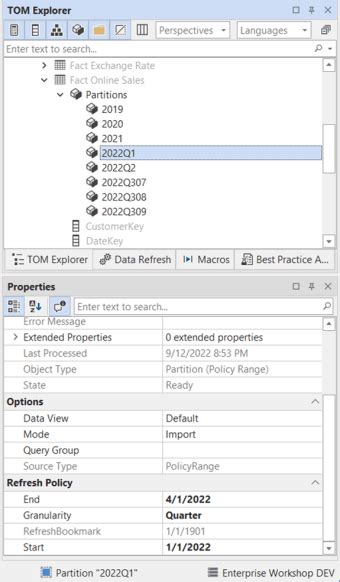 Developing Large Power Bi Datasets Part 2 Partitioning Paul