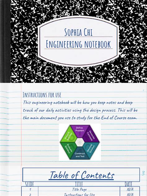 Sc Engineering Notebook Pdf Notebook