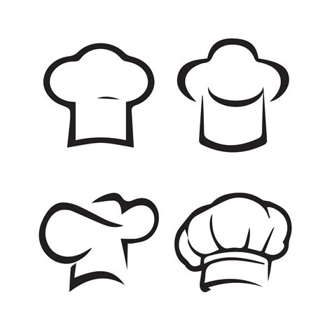 Chefs Hat Icons 5154689 Vector Art At Vecteezy