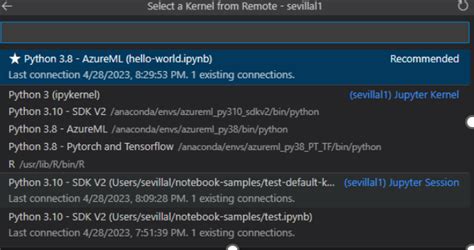 Azure Machine Learning Remote Experience Integration Summary · Issue 13427 · Microsoftvscode