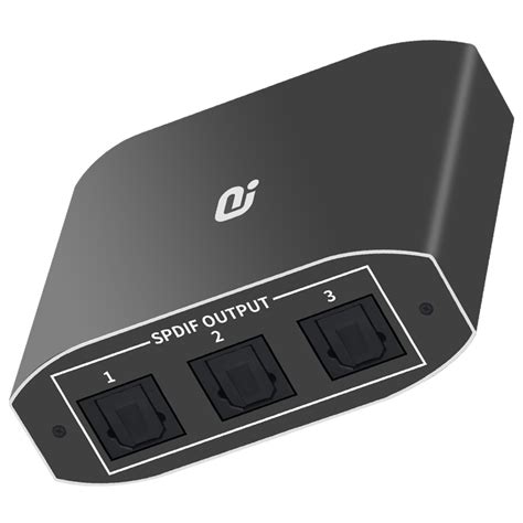 Cs561 Audio Switcher 1 In 3 Out Optical Splitter1x3 Spdif Toslink Pcm