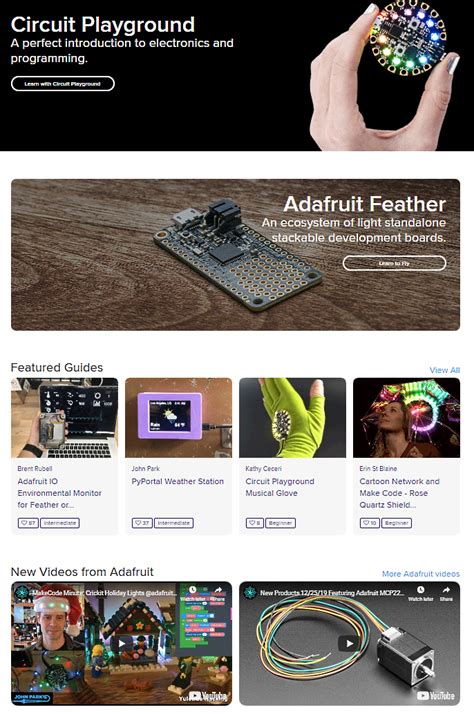 Updates To The Adafruit Learning System Adafruitlearningsystem Adafruit Adafruit Adafruit