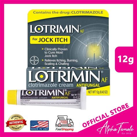 Lotrimin Antifungal Cream For Jock Itch Relieves Itching Burning Scaling And Chafing♦ Lazada Ph