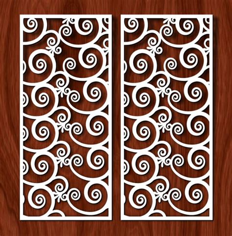 Design Pattern Screen Panel 3d Model Vector Files