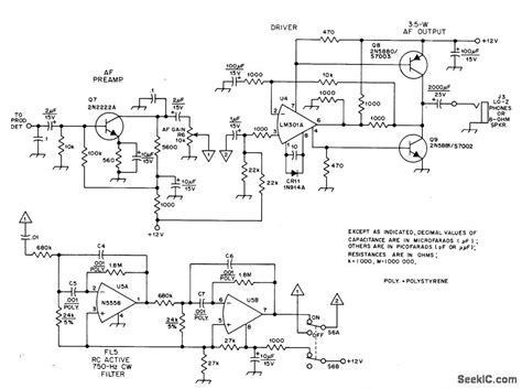 35 w for cw basic circuit circuit diagram