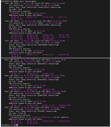 Mpls Ldp Flapping Cisco Community