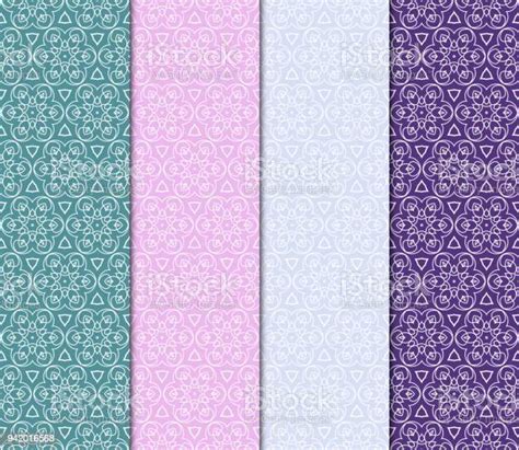 완벽 한 기하학적 패턴의 집합입니다 컬러 배경 컬렉션입니다 끝 없는 반복 선형 텍스처 벡터 일러스트 레이 션 0명에 대한 스톡 벡터 아트 및 기타 이미지 Istock
