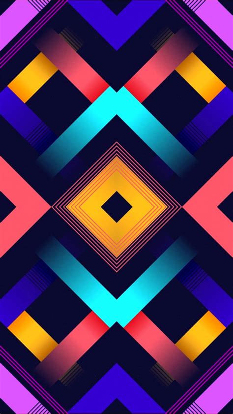 Modern Geometric Digital Wallpaper