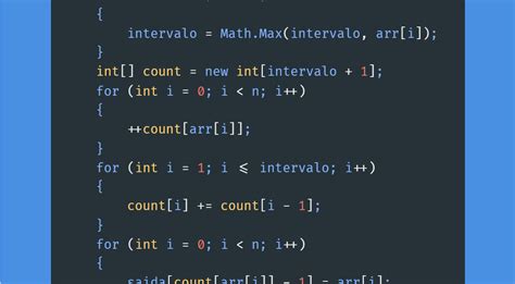 Algoritmo De Ordenação Counting Sort
