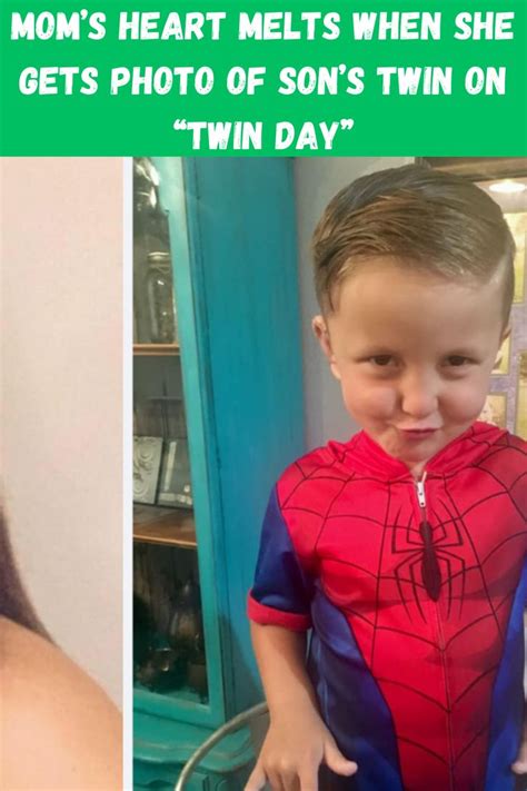 Moms Heart Melts When She Gets Photo Of Sons Twin On Twin Day
