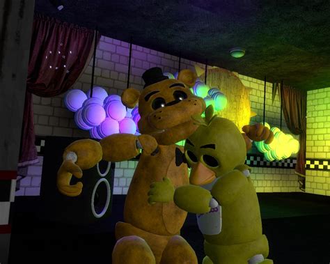 Golden Freddy X Chica By Shadowpikachuu On Deviantart