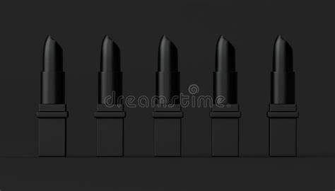 3d Illustration Lipsticks Pack Shot With Clipping Path Cosmetic