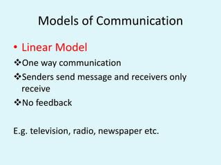 Communication Model PPTX