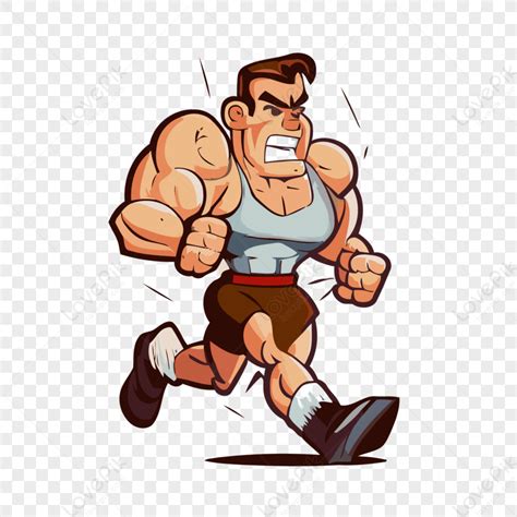 만화 남자 달리기 만화 클립 아트 그림 벡터운동 선수 Png 일러스트 무료 다운로드 Lovepik
