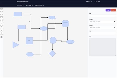 플로우차트를 활용한 프로젝트 관리 사이트 개발 홈페이지 수정·유지보수 포트폴리오 크몽